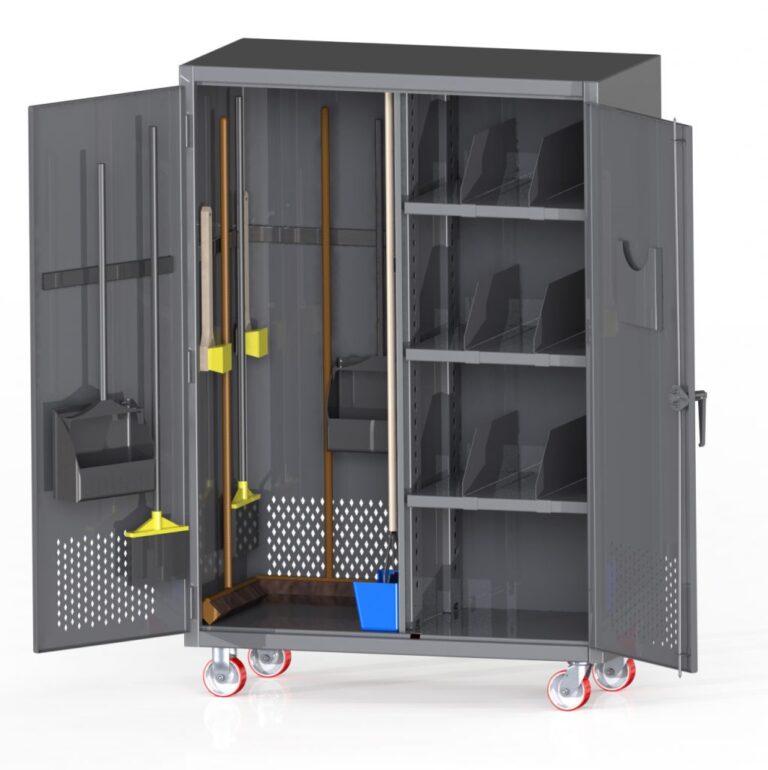 DELUXE JANITORIAL STORAGE CABINET | Greene Manufacturing, Inc.